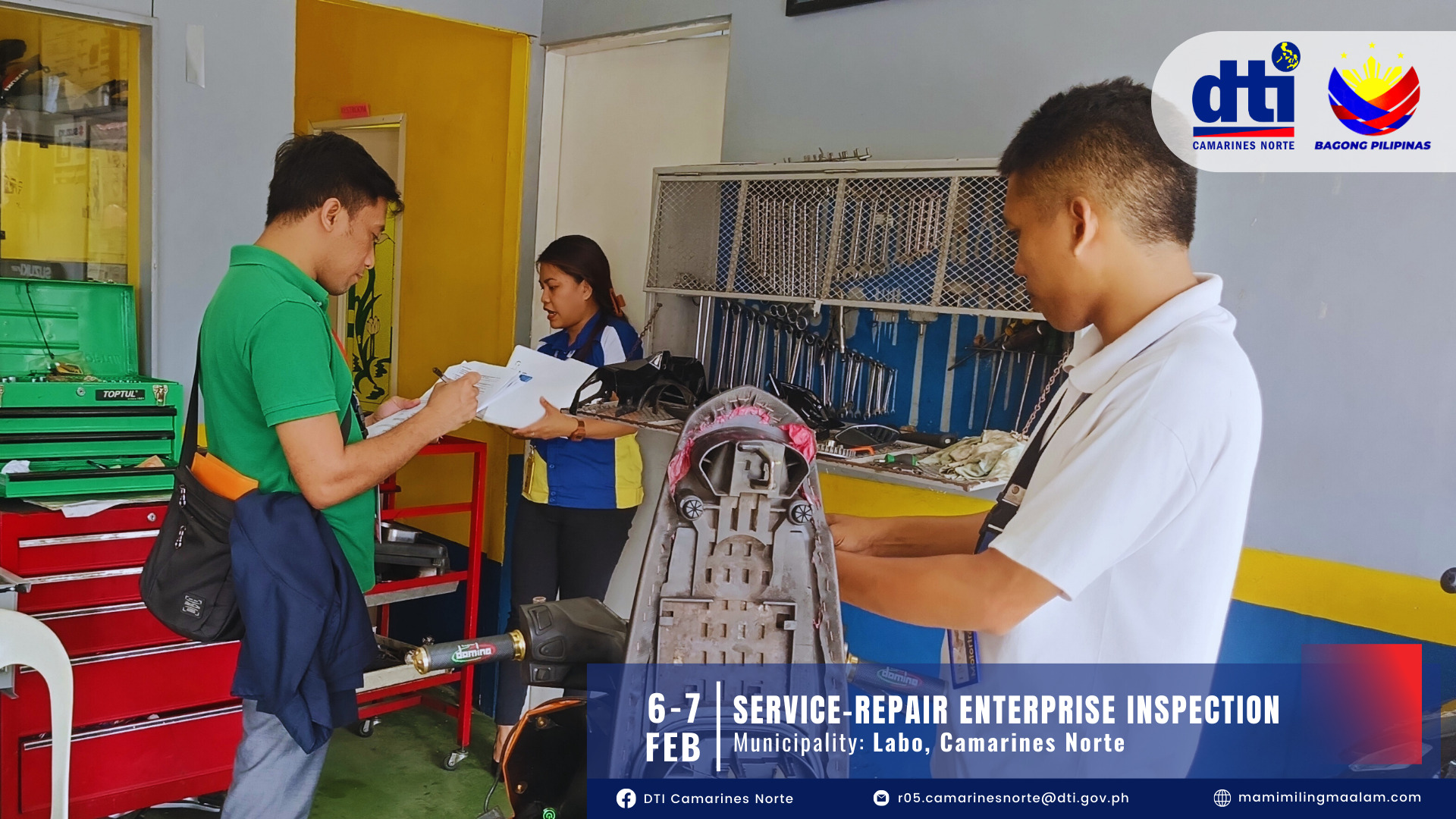 DTI monitors service-repair shops’ compliance with the Accreditation ...