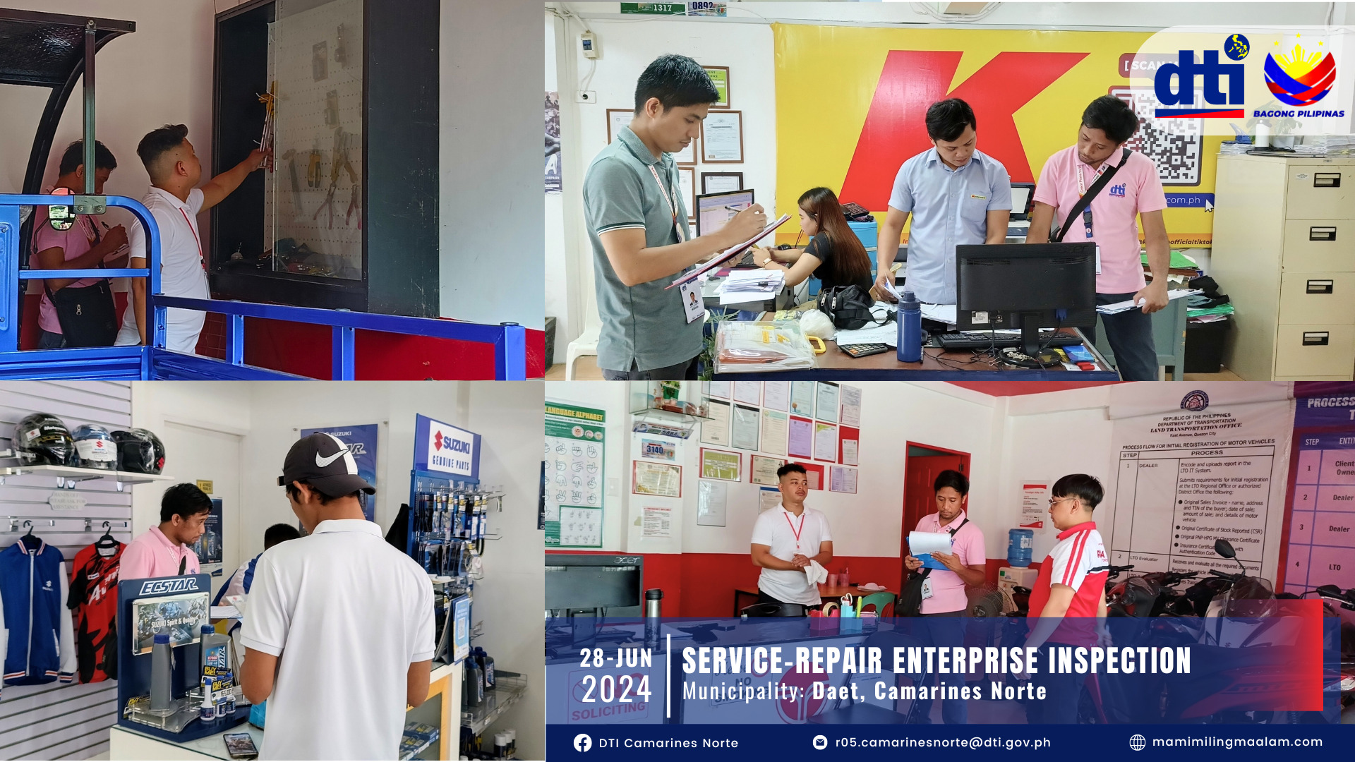 DTI monitors service-repair shops’ compliance with the Accreditation ...